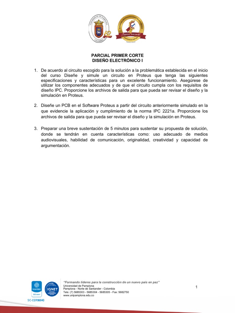 Parcial Primer Corte | PDF
