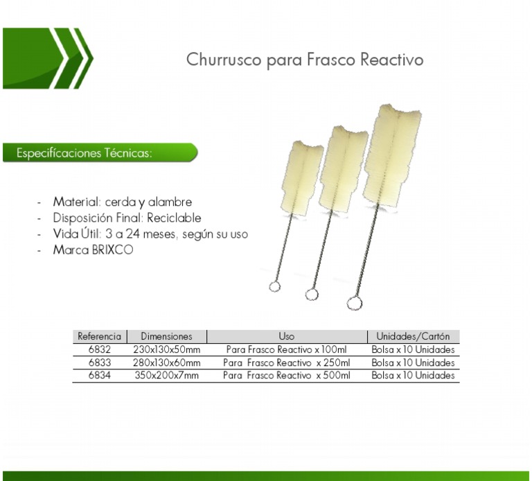 Churrusco-para-Frasco-Reactivo | PDF
