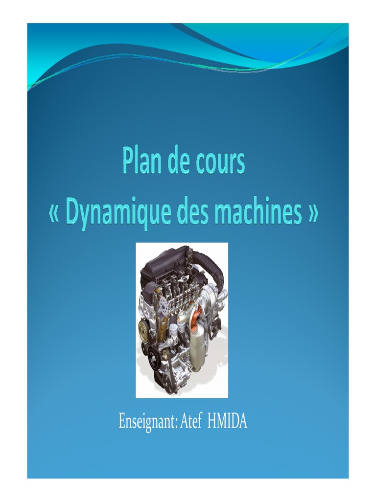 Équilibrage des Mécanismes et Machines | PDF | Rotation | Mécanique ...