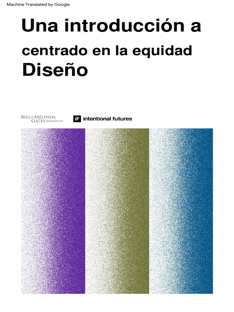Introduction To Equity Centered Design | PDF | Diseño | Desigualdad social