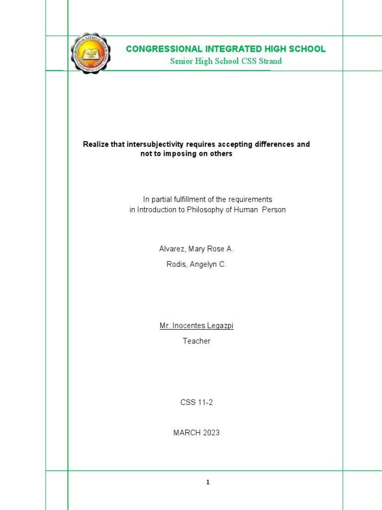 Research Paper - Css-11-2-Philo | PDF | Western Philosophy | Contemporary Philosophy