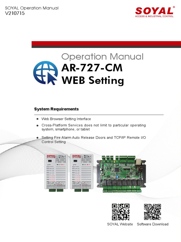 WEB Setting - AR-727-CM Manual-En | PDF | Port (Computer Networking ...