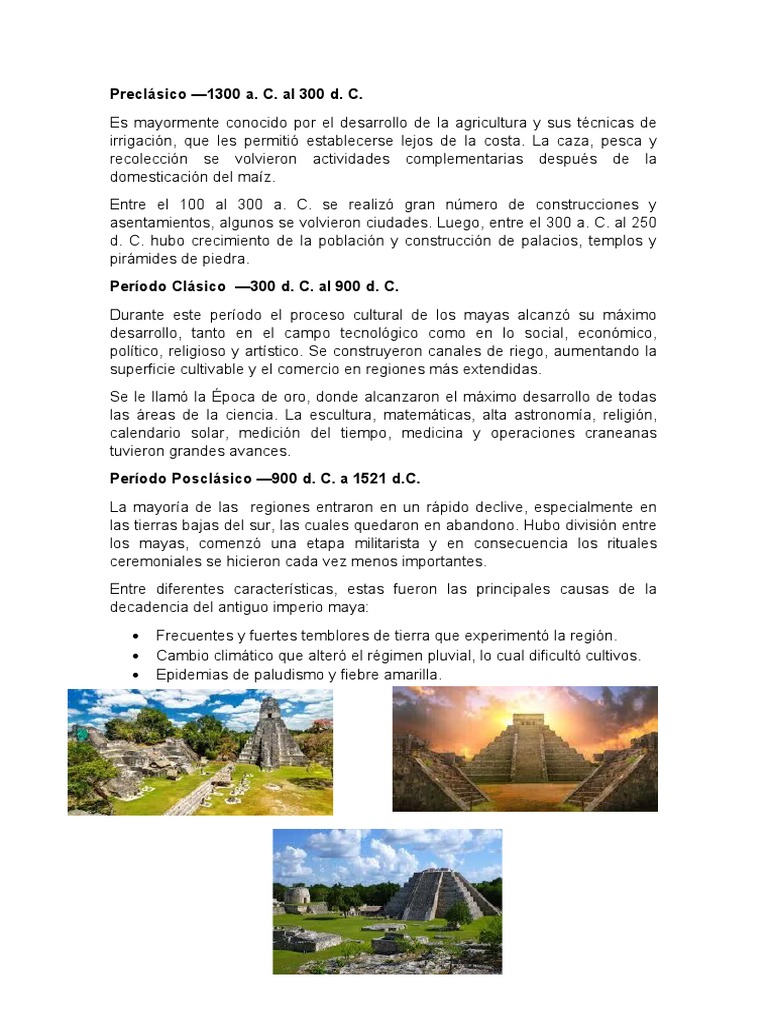 Periodos Mayas | PDF