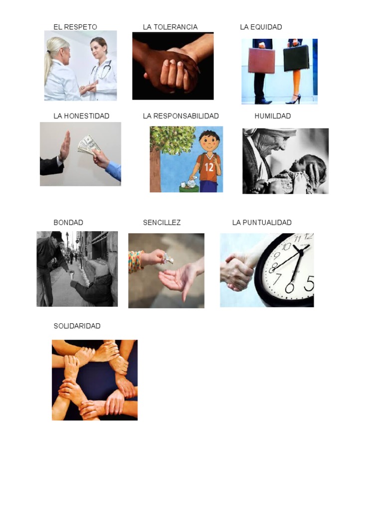 Valores Imagenes Con Nombre | PDF