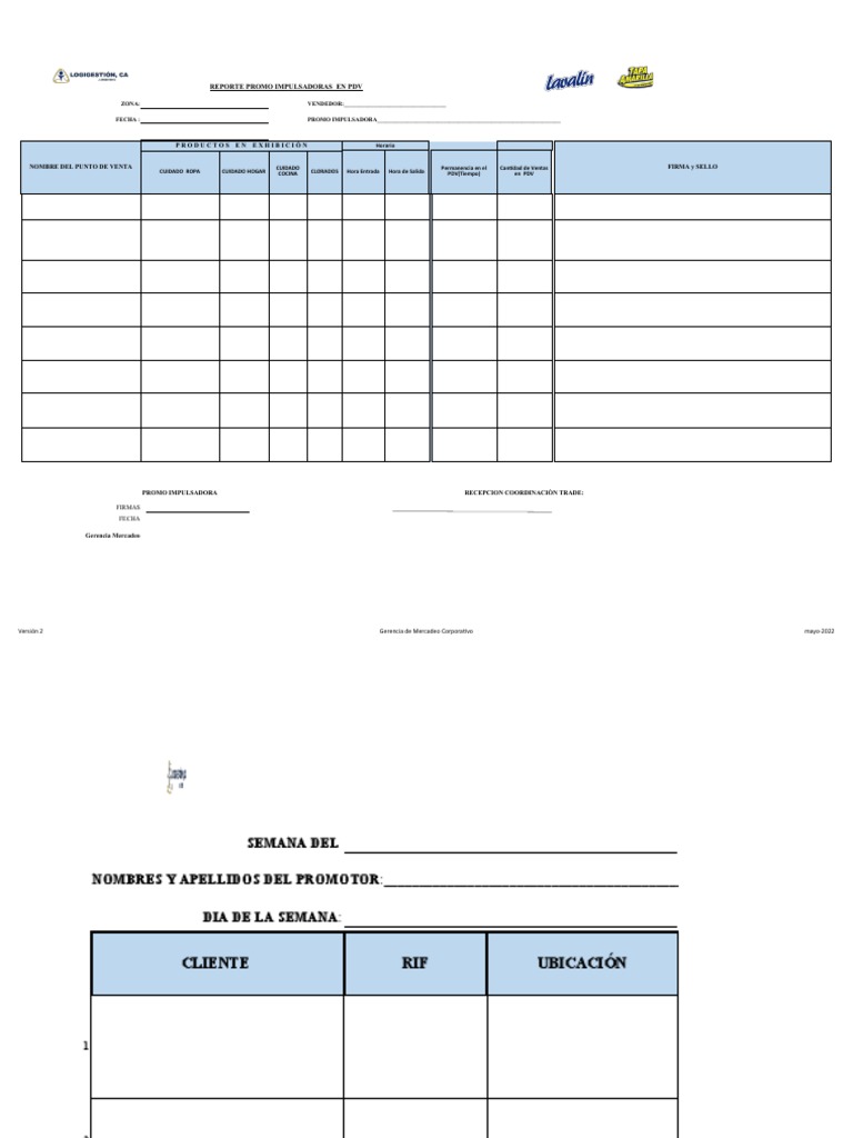 Reporte de Actividades de Impulsadoras | PDF | Marketing | Procesos de ...