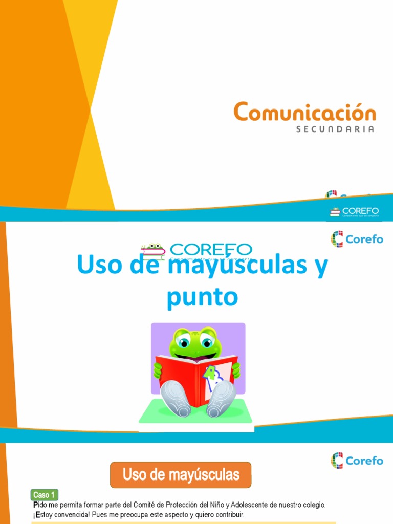 11-14 Uso de Mayúsculas y Punto | PDF