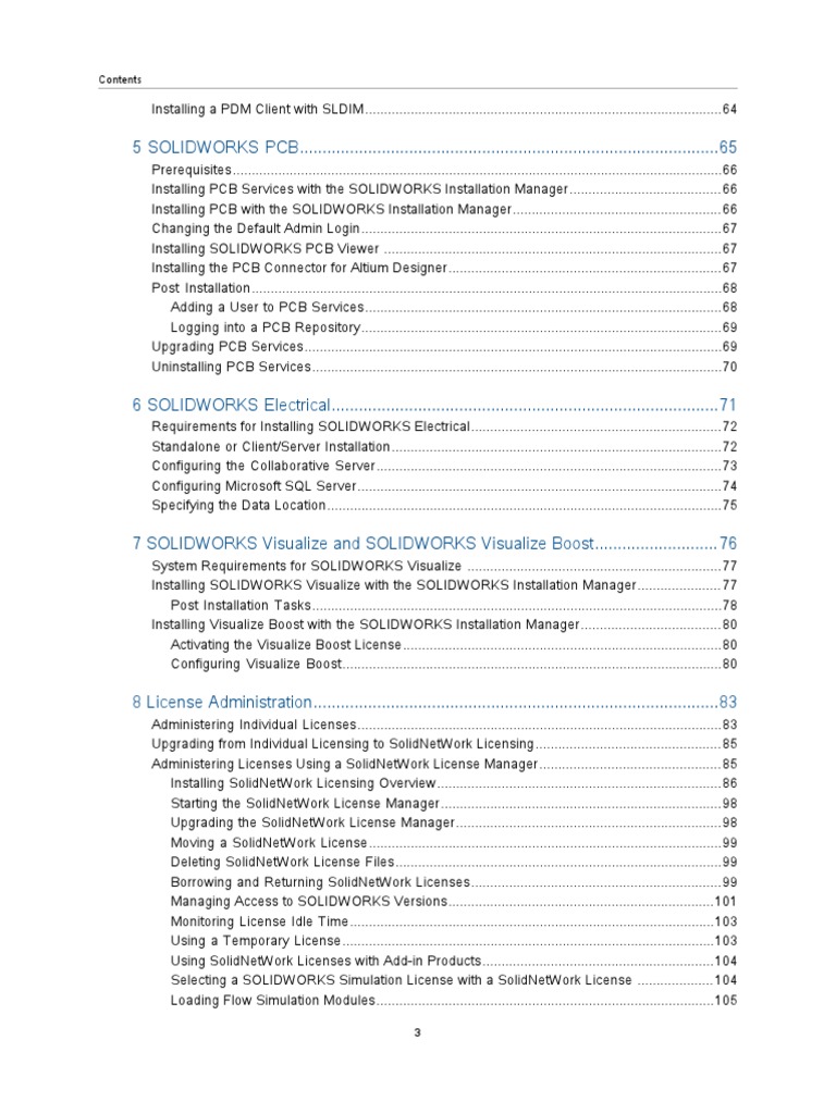 SOLIDWORKS Installation Guide | PDF | Installation (Computer Programs ...