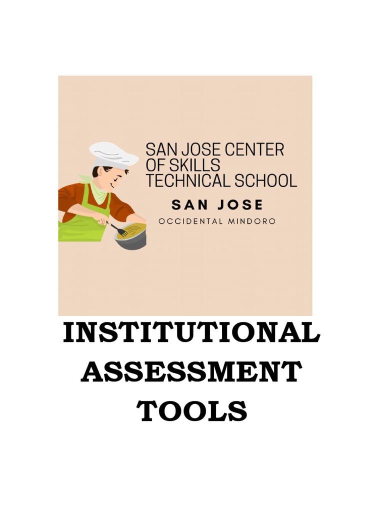 10.institutional Assessment Tool | PDF | Dishwasher | Kitchen Utensil