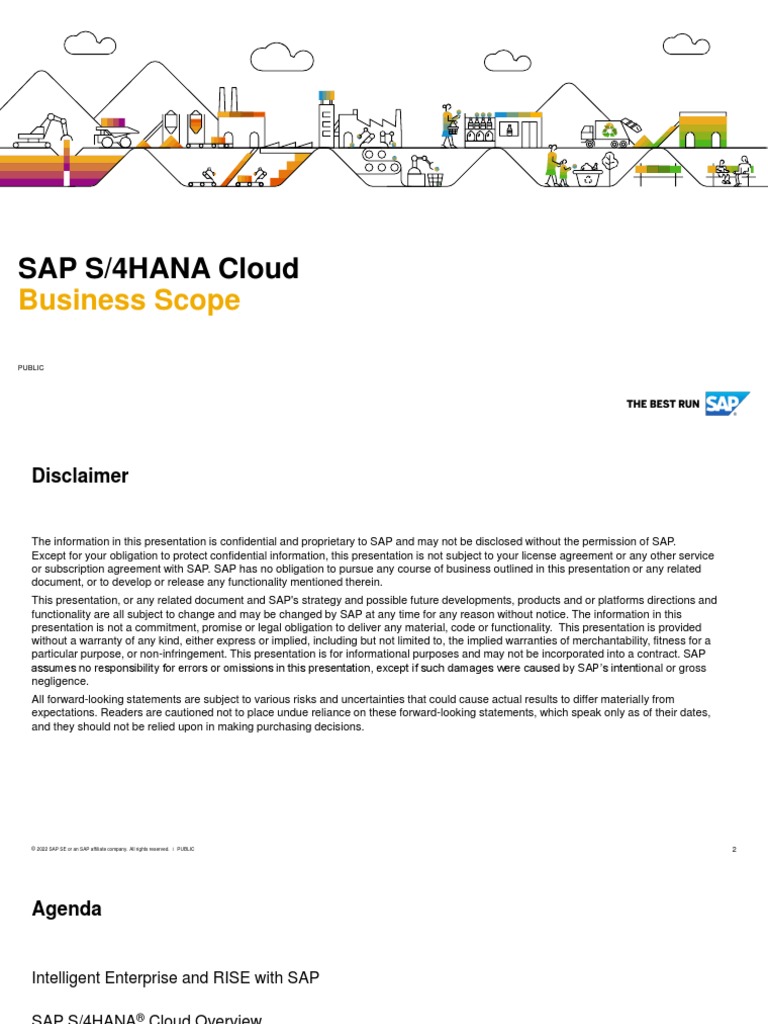 Sap S 4hana Cloud Business Scope 1663004094 Pdf Cloud Computing Enterprise Resource Planning