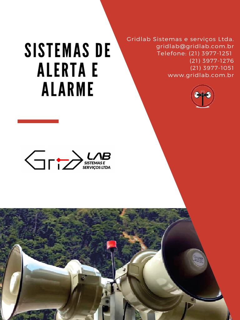 Sistemas de Alerta e Alarme por Sirenes da GRIDLAB | PDF | Sem fio | 4G