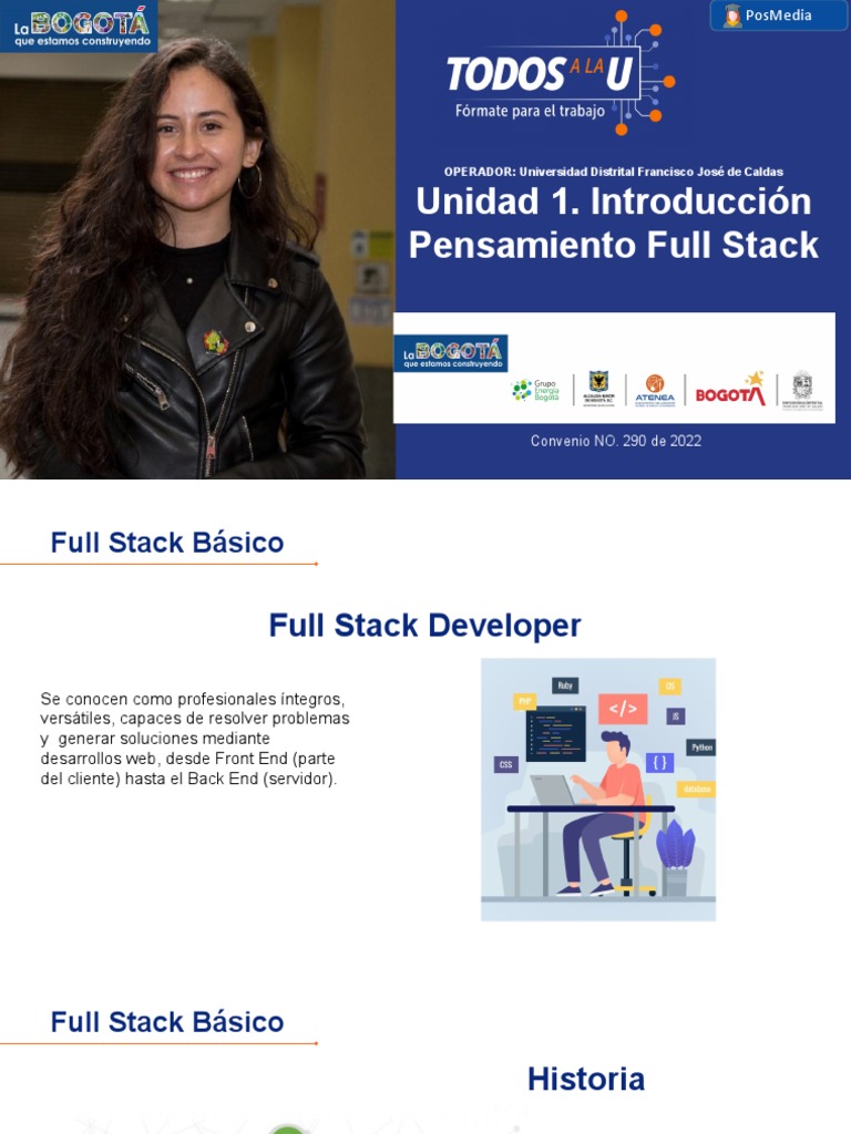Unidad 1. Introducción Pensamiento Full Stack: OPERADOR: Universidad Distrital Francisco José de ...