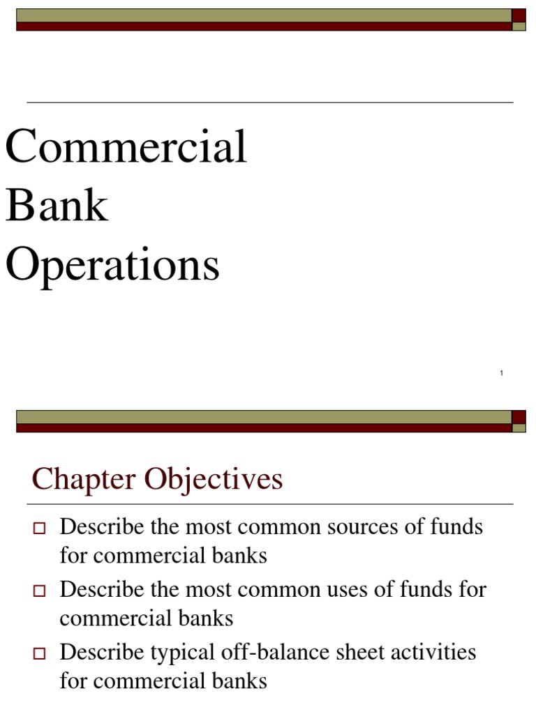 Commercial Bank Operations | Federal Reserve System | Banks
