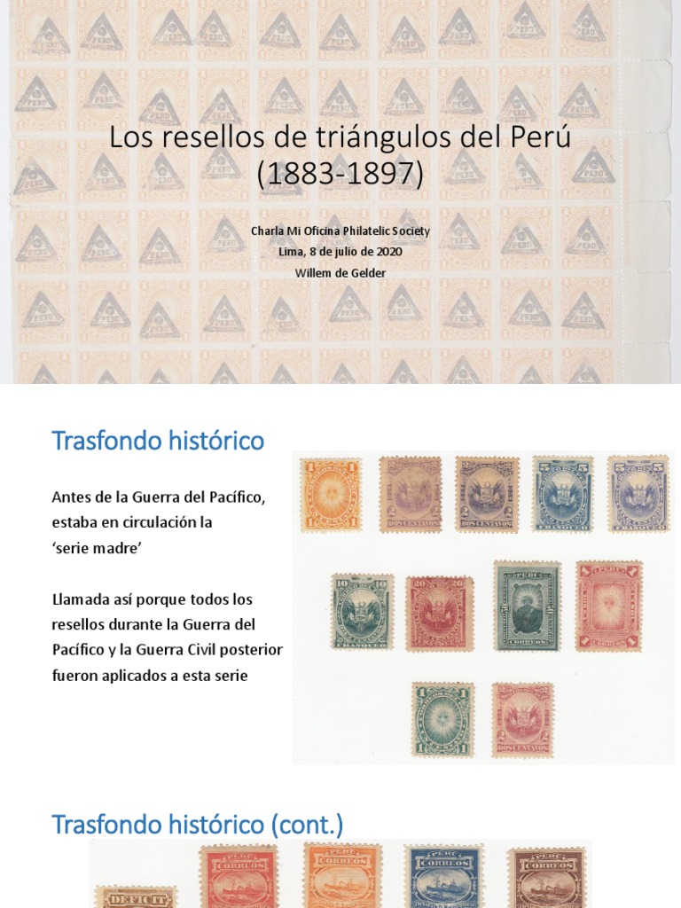The Triangle Overprints of Peru 1883-1897 | PDF | Sello de correos ...