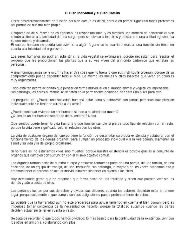 La Interdependencia Humana | PDF | Homo Sapiens | Sociedad