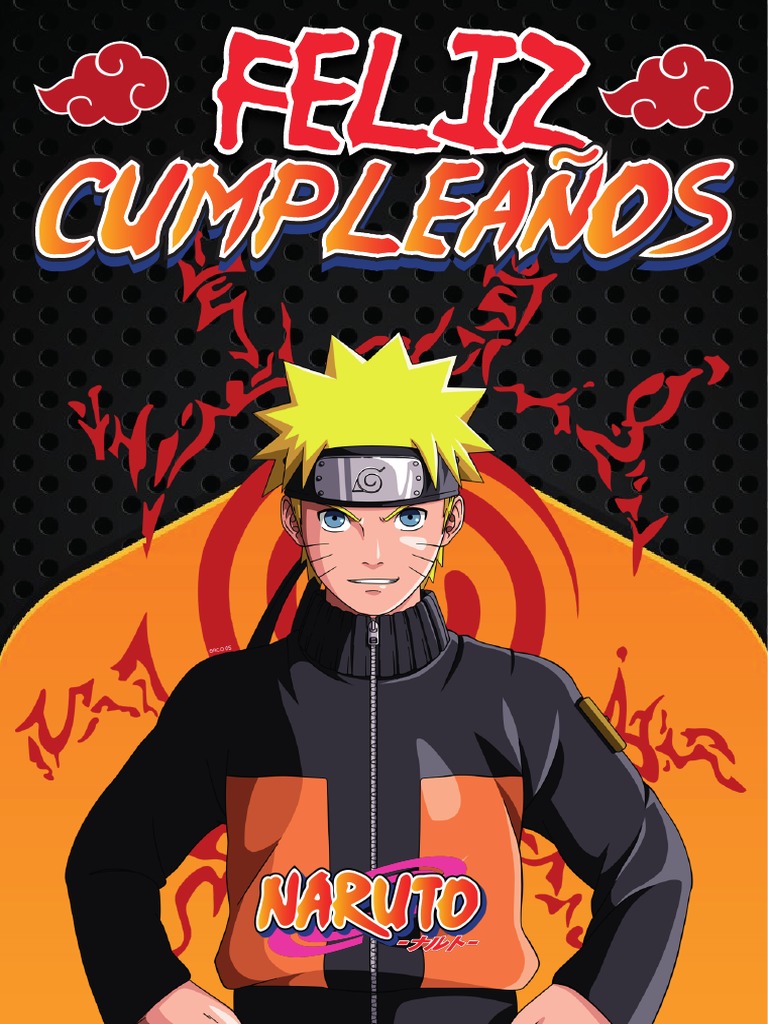 Naruto Poster Feliz Cumpleanios Kit Naruto Imprimir Gratis | PDF