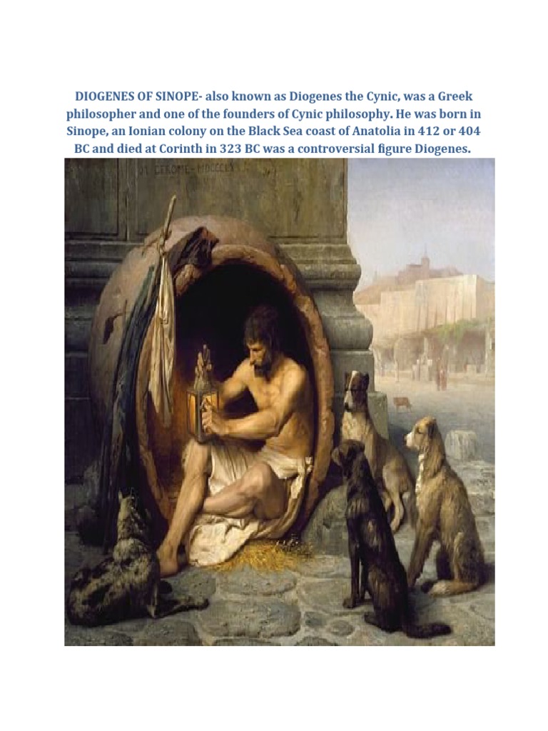 Diogenes of Sinope | PDF
