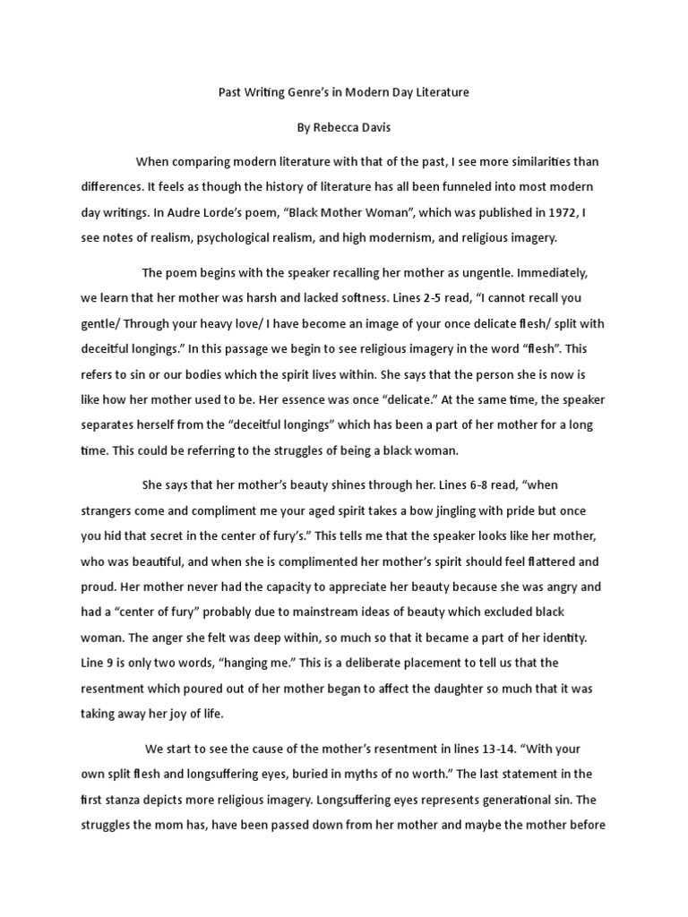 Black Mother Woman Poetry Notebook | PDF | Love | Jesus