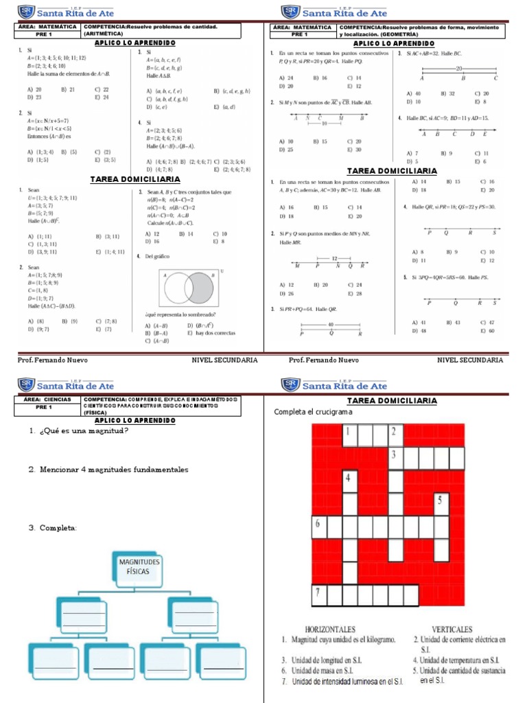 Mat - Ficha-Sec - 3 | PDF