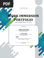 Introduction... Work Immersion | PDF | Learning | Cognition