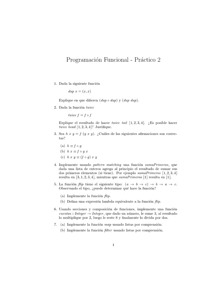 Practico 02 | PDF | Matriz (Matemáticas) | Función (Matemáticas)