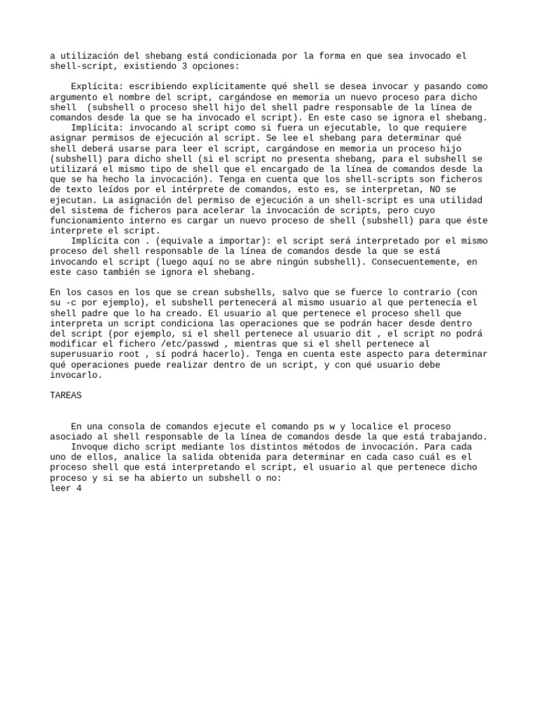 Prueba 6 | PDF | Lenguaje de escritura | Interfaz de línea de comando