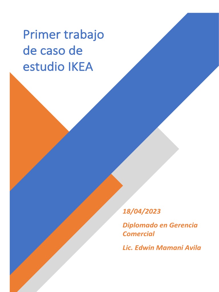 Primer Trabajo - Edwin Mamani Avila - MODULO 2 | PDF | Marketing | Logística