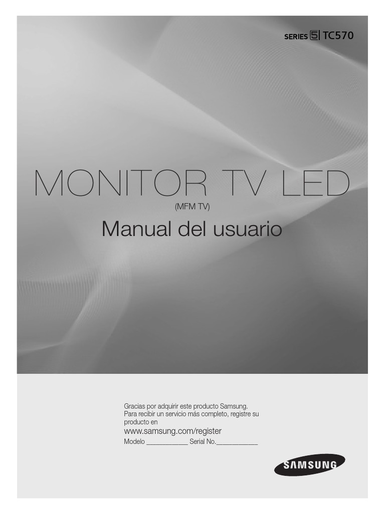 Monitor TV Led: Manual Del Usuario | PDF | Televisión | Televisión digital