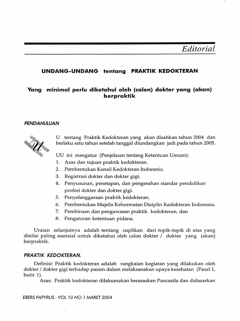 Jurnaladm, Ed EBERS PAPYRUS VOL 10 NO 1 MARET 2004-4 | PDF