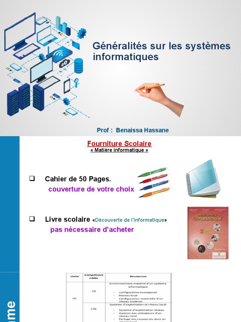 Introduction à l'informatique | PDF | Système d'exploitation | Informatique