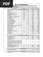 Sample Bill of Materials For Construction | PDF | Door | Tile