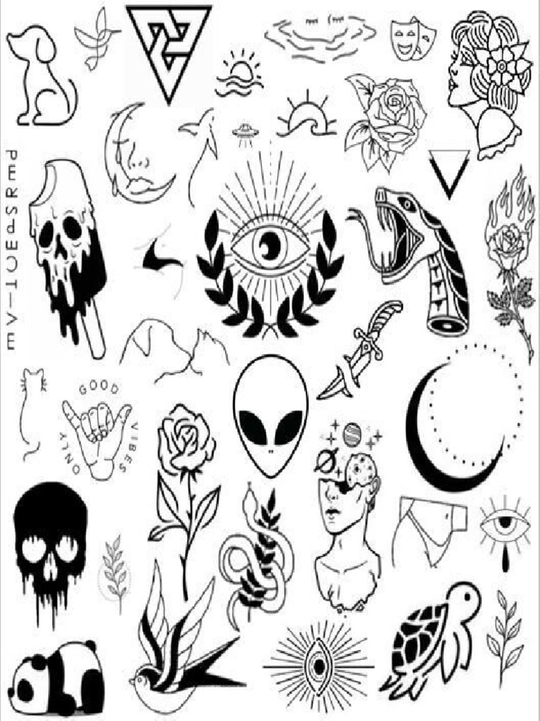 Plantilla de Tatuajes | PDF