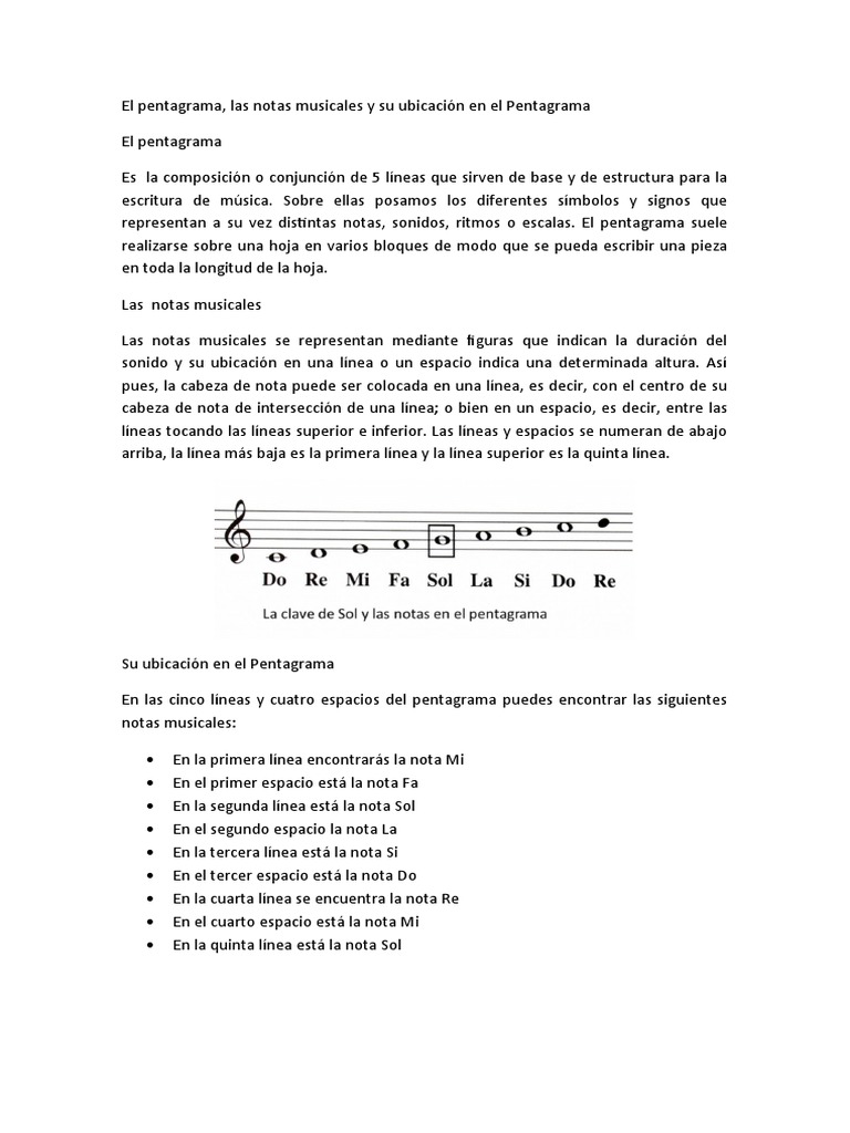 El Pentagrama | PDF