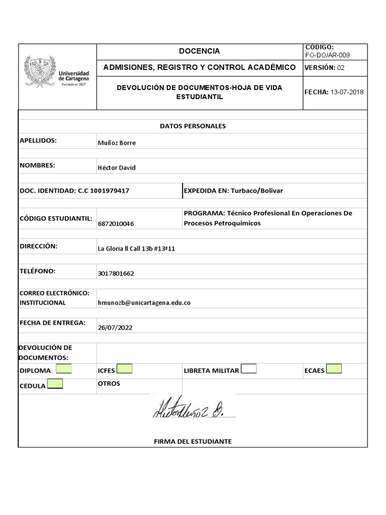 ANEXO%201%20ADMISIONES%20DEV.%20DE%20DOCUMENTOS%20(1) | PDF