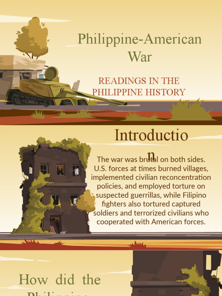 Philippine-American War Overview | PDF | Philippines | Military