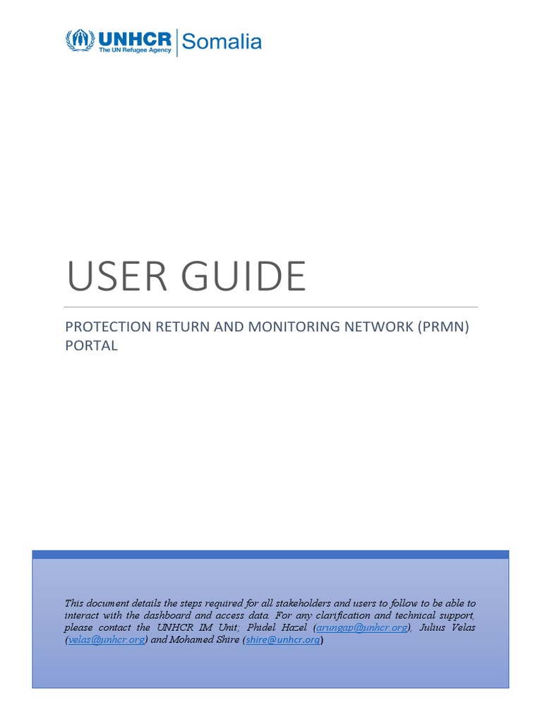 PRMN Portal User Guide | PDF | Computers
