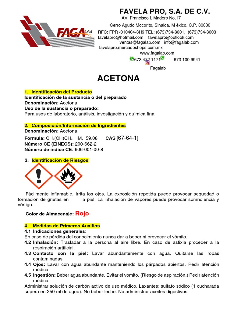 Acetona | PDF