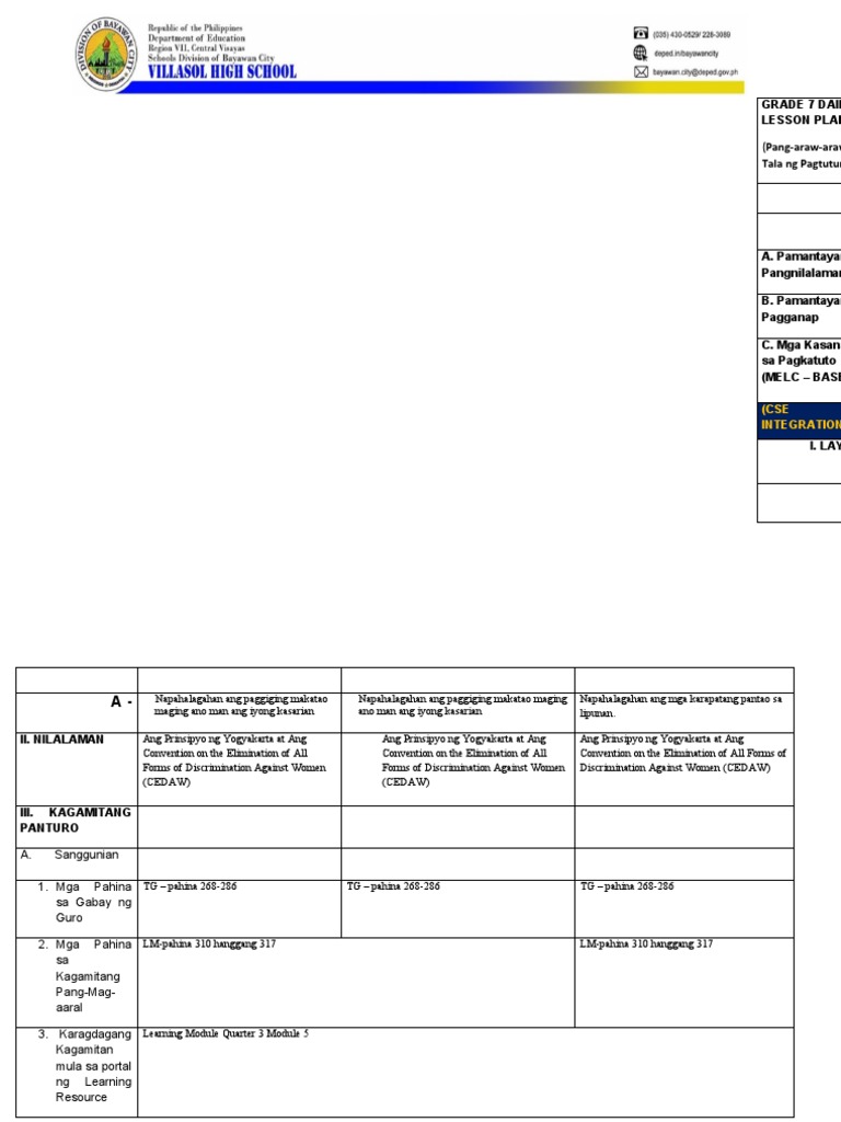 AP10 DLP Q3 Week5 | PDF