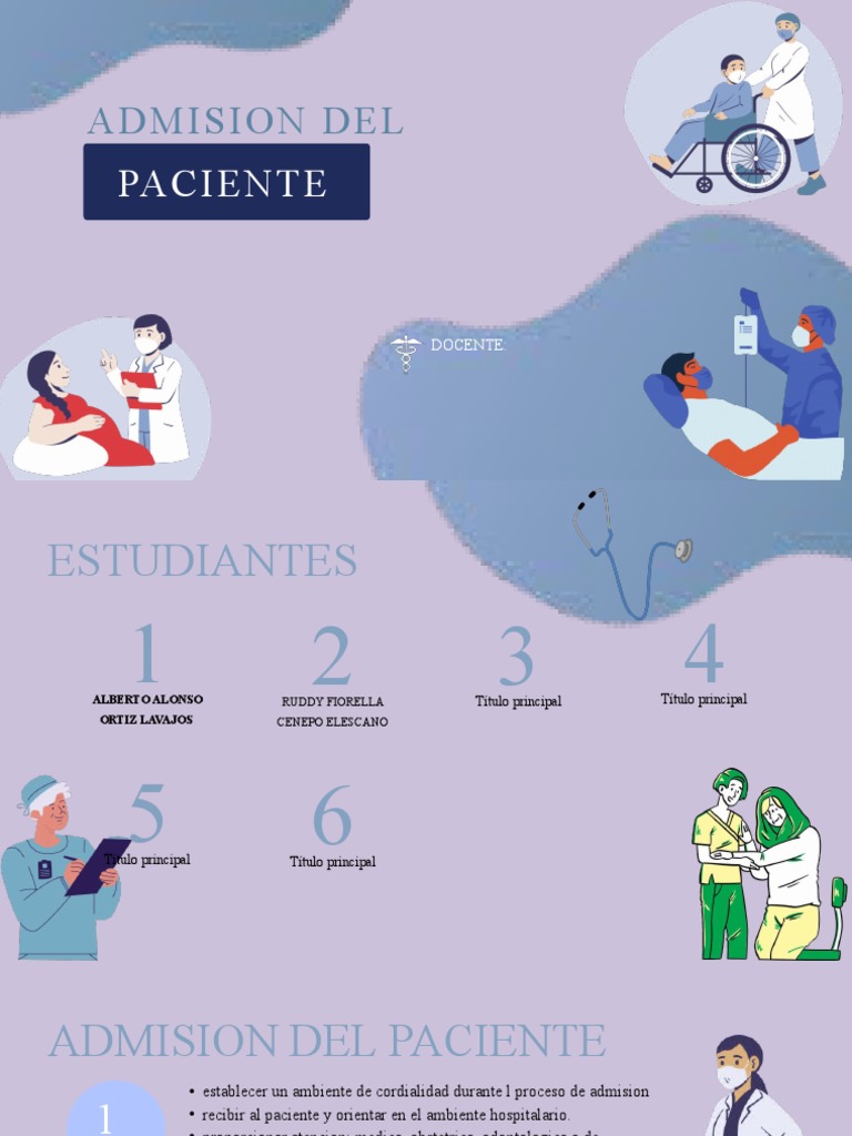 Proceso de Admisión y Alta del Paciente | PDF | Hospital | Paciente