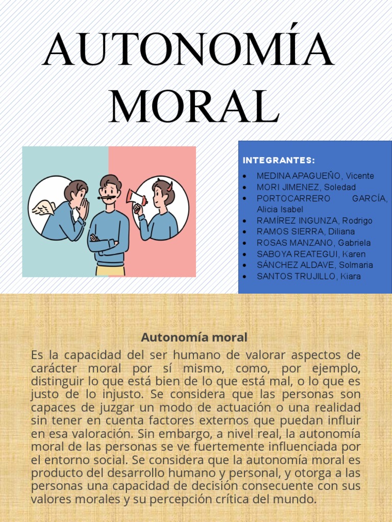 Autonomía Moral | PDF | Moralidad Autonomía Moral | PDF | Moralidad