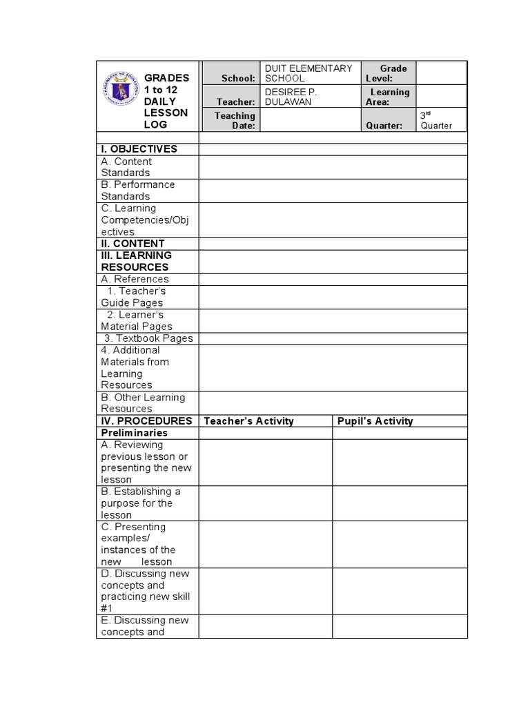 .Blank DLP in English | PDF