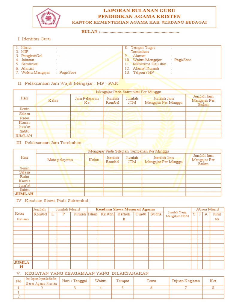 LAPORAN - BULAN Mamak | PDF