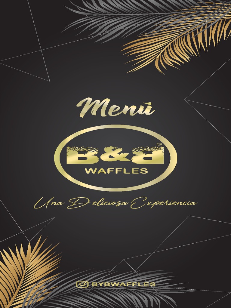 Menú B&B Waffles | PDF