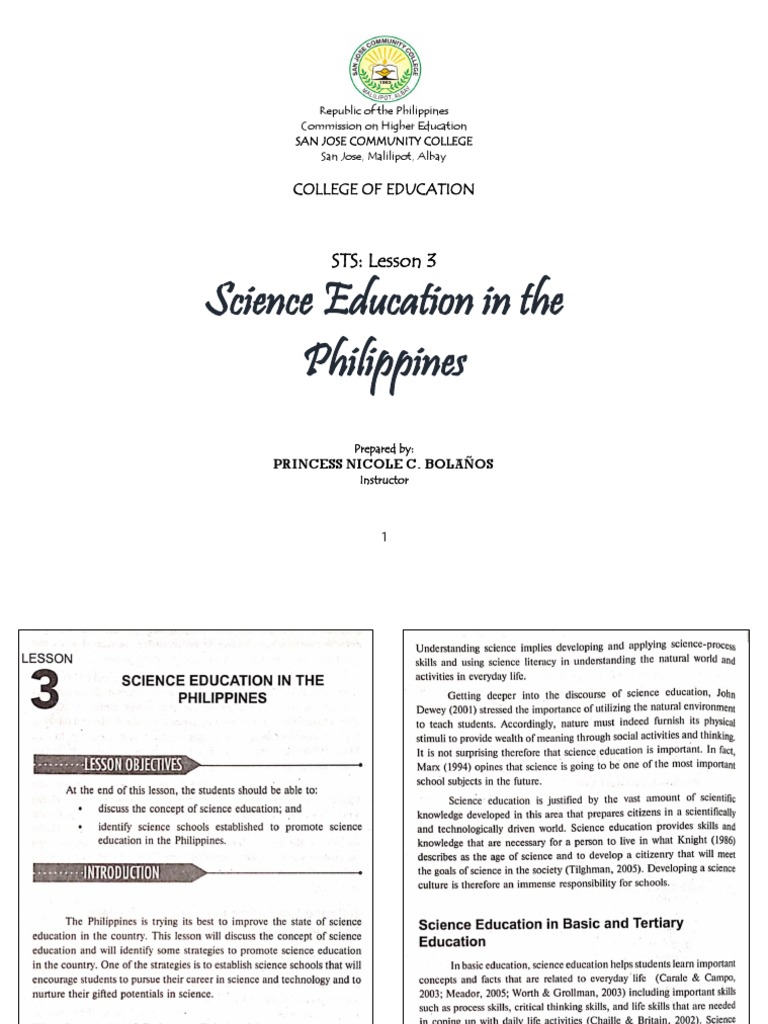 Science Ed Policies in the Philippines | PDF
