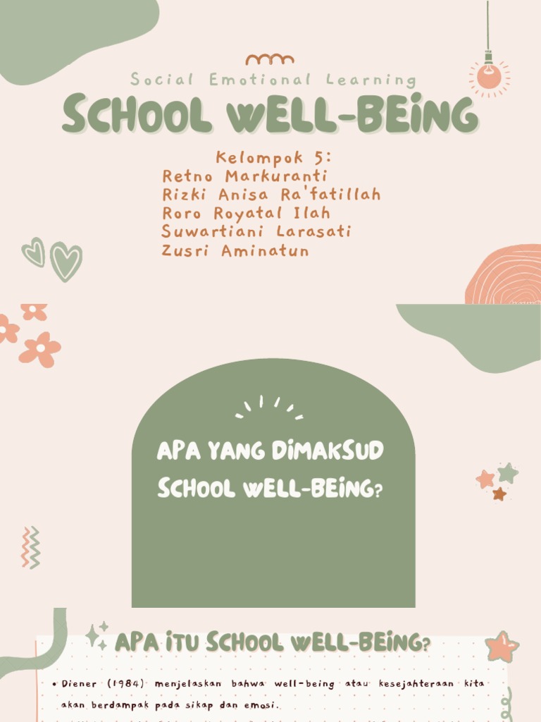 Dimensi dan Program School Well-Being | PDF | Kesehatan Holistik
