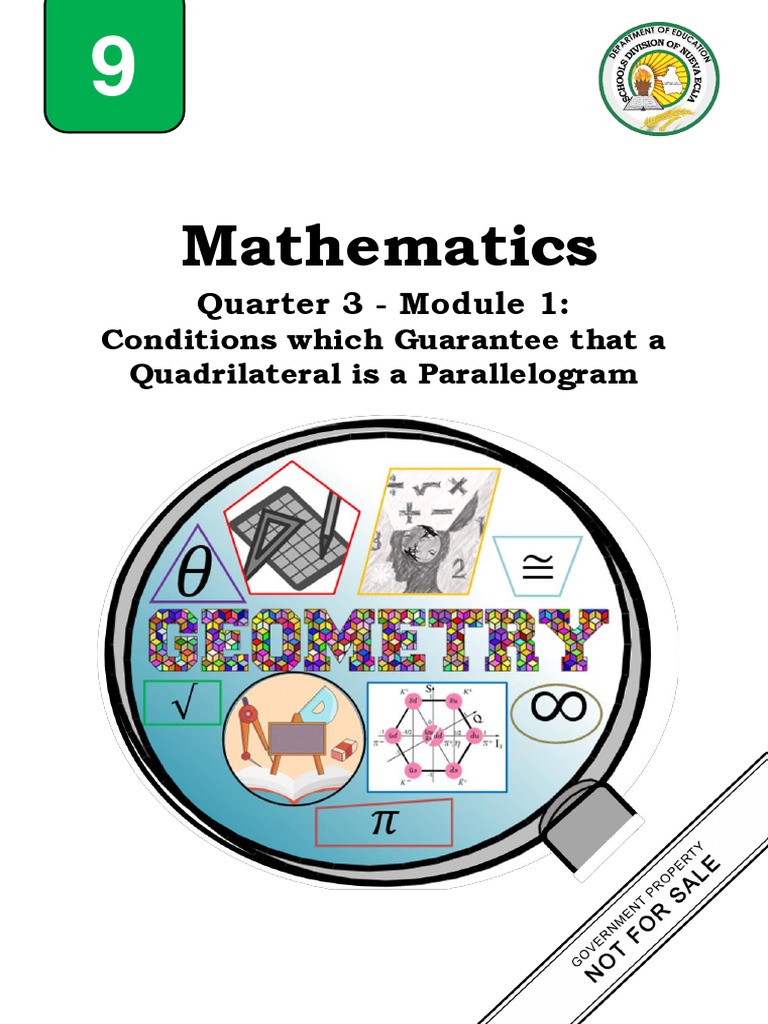 Mathematics: Quarter 3 - Module 1 | PDF | Rectangle | Geometry