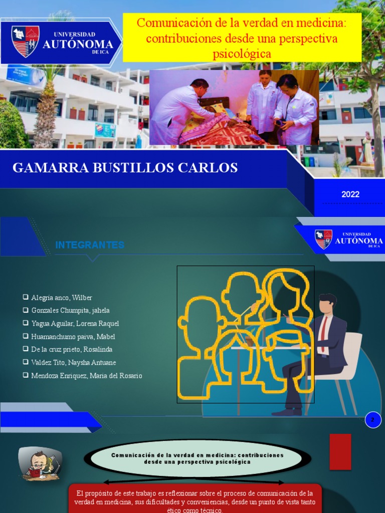 Comunicación de La Verdad en Medicina | PDF | Medicina CLINICA ... Comunicación de La Verdad en Medicina | PDF | Medicina CLINICA ...