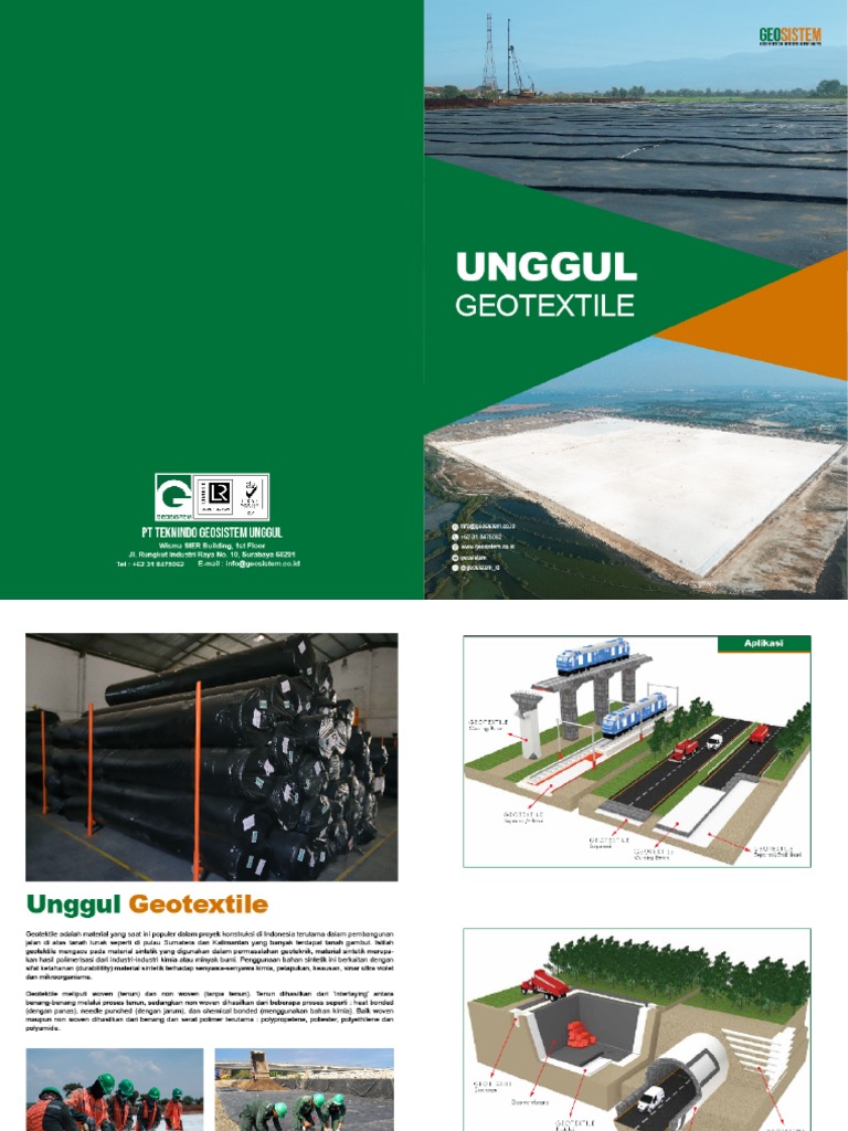 BROSUR GEOTEXTILE | PDF