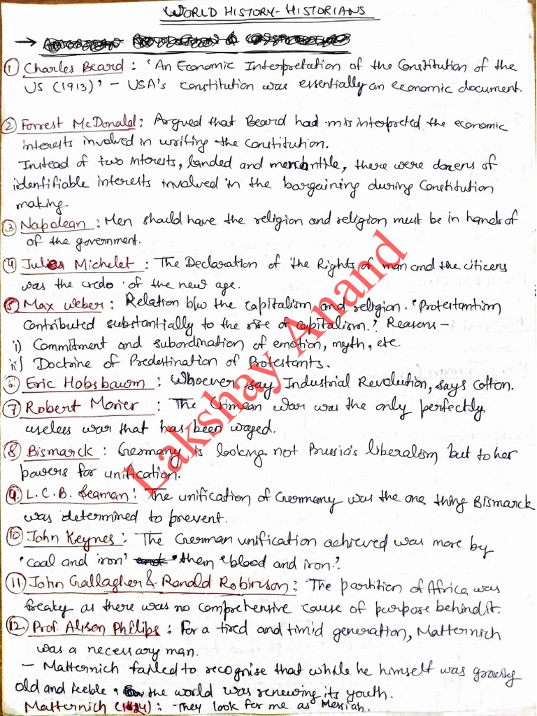 World History Historiography - Lakshay Anand | PDF World History Historiography - Lakshay Anand | PDF