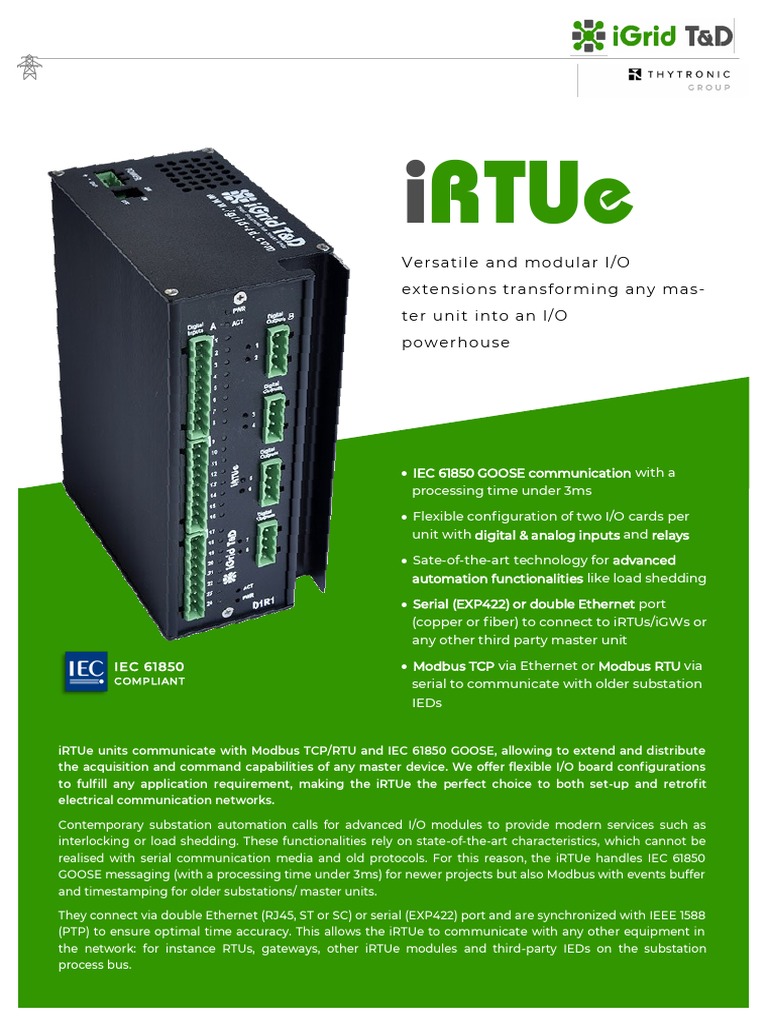 iRTUe Brochure 2021 | PDF