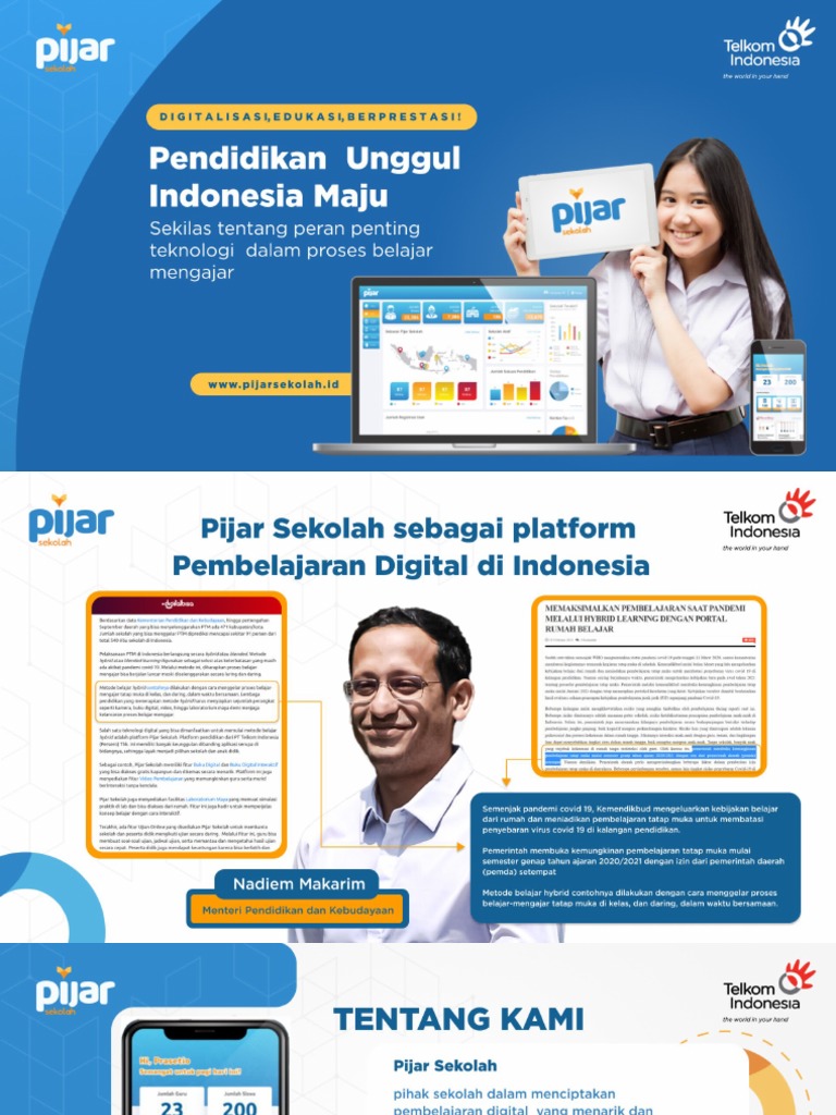 Presentasi Pijar Sekolah - New | PDF